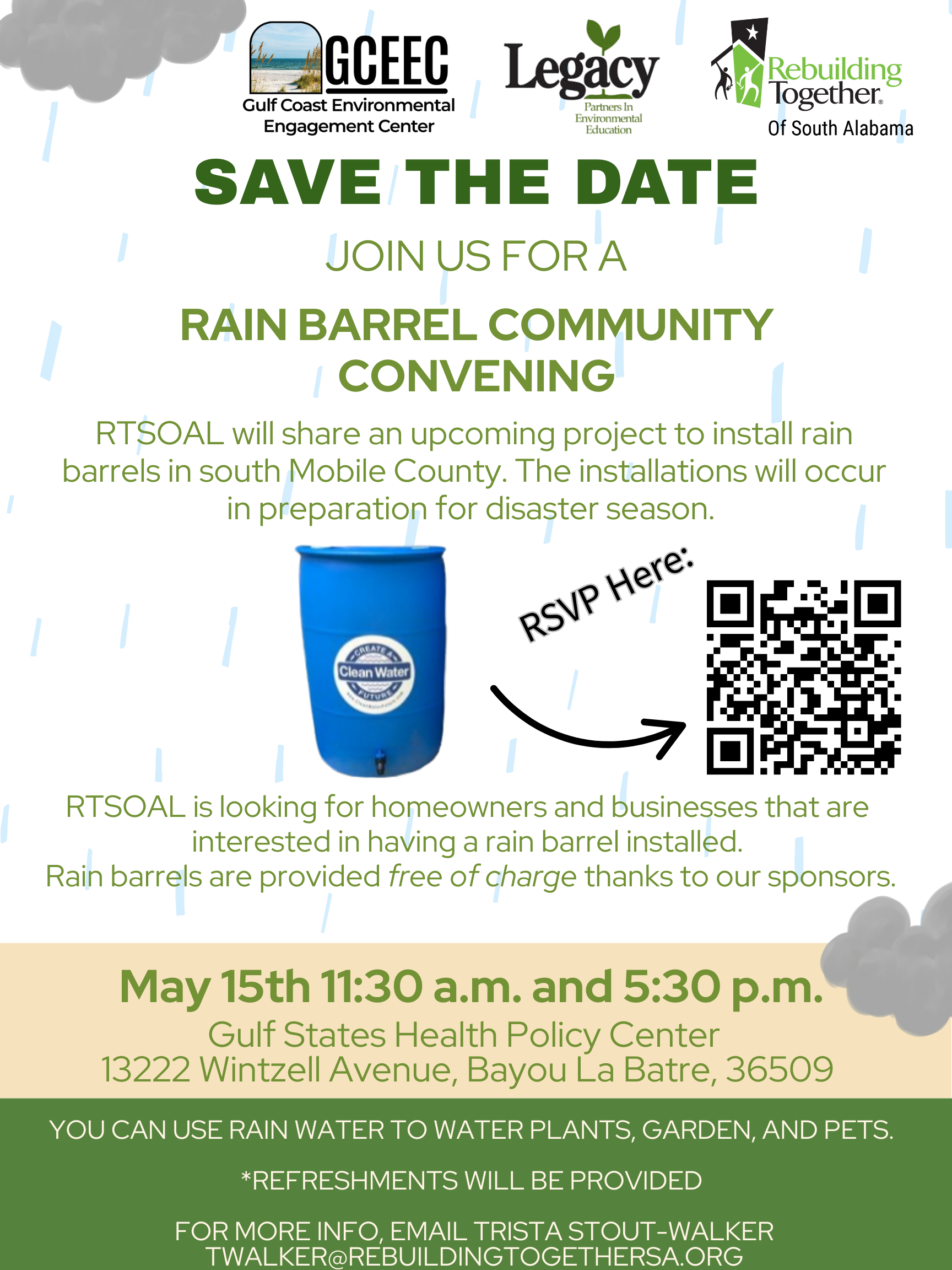 Rain Barrel Project: Rebuilding Together of South Alabama - South ...